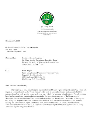 Censored News Special Edition: Lipan Apache Letter to Obama: Stop ...